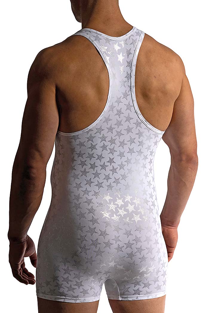 MANSTORE Sport Body M2421 Weiß/Silver - EasyFunShop