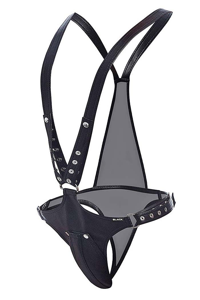 Cut4Men FULL BODY String HARNESS Leder-Optik - EasyFunShop