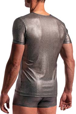 MANSTORE Casual Tee M2281 Silver - EasyFunShop