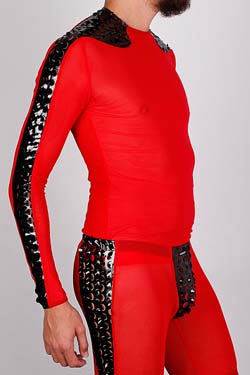 Wojoer Shirt Rot-Schwarz - EasyFunShop